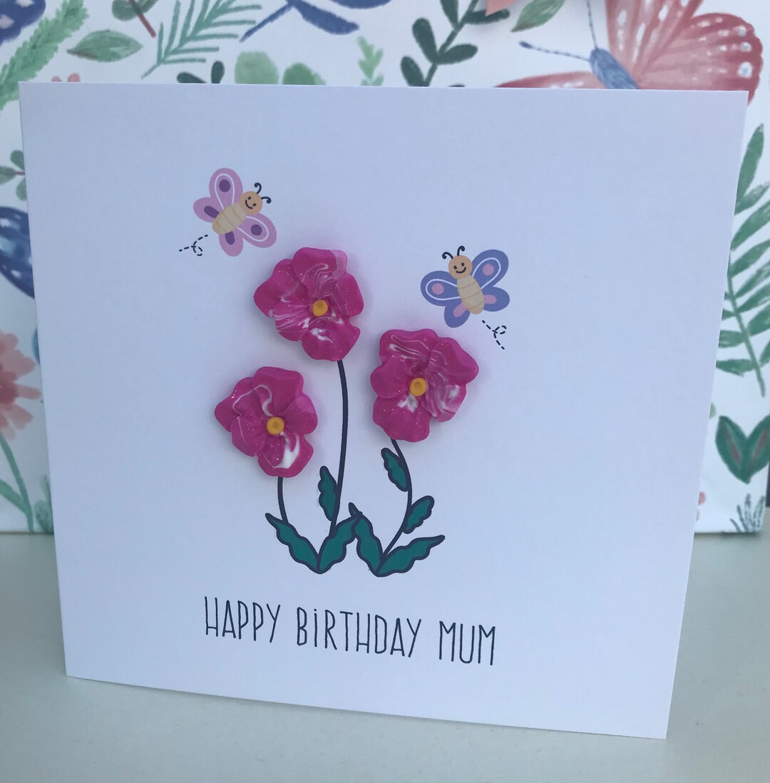 Birthday Card for Mum - Birthday Card - Happy Birthday Mum - Cards for ...