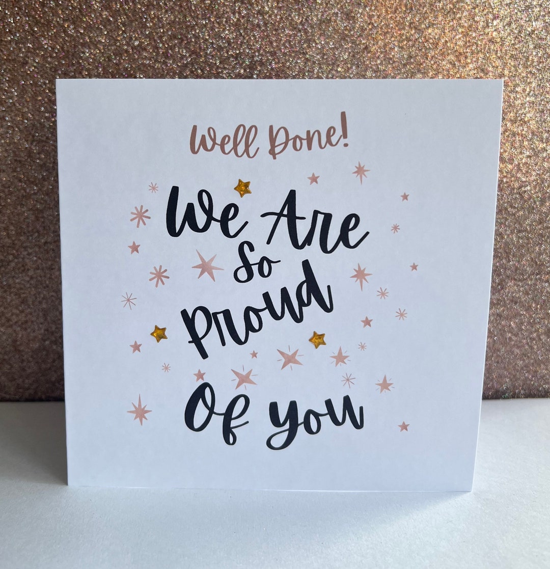 Driving Test Congratulations Card - Well Done Card - a Level ...