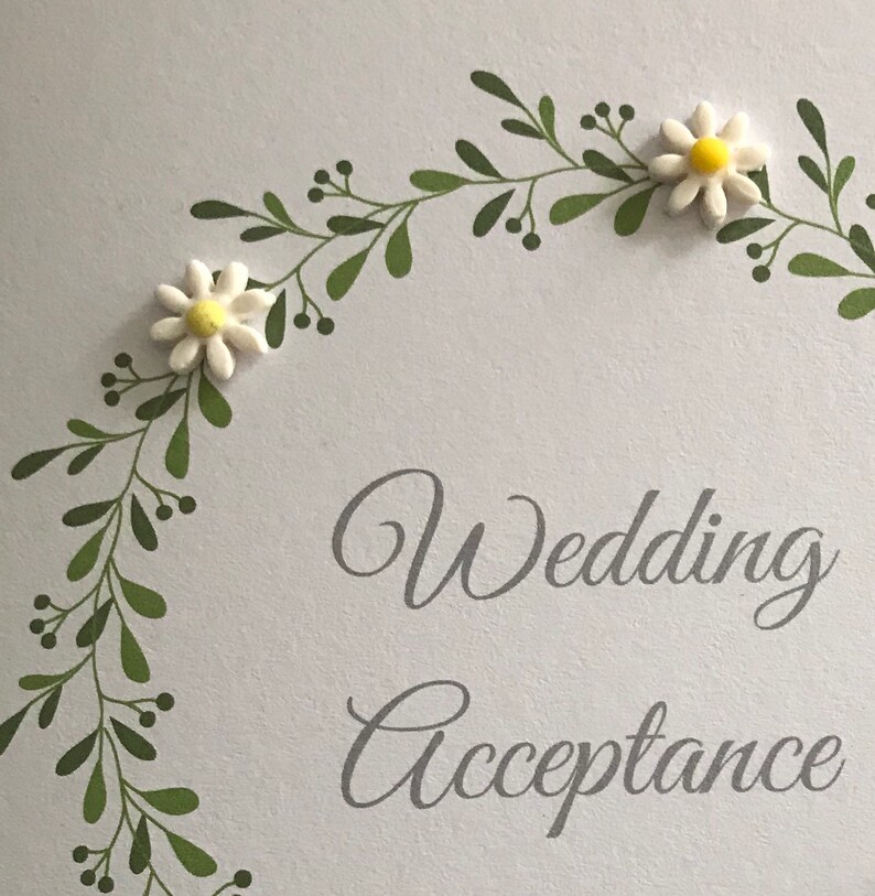 Wedding Acceptance Card RSVP Card Wedding RSVP Card | Etsy