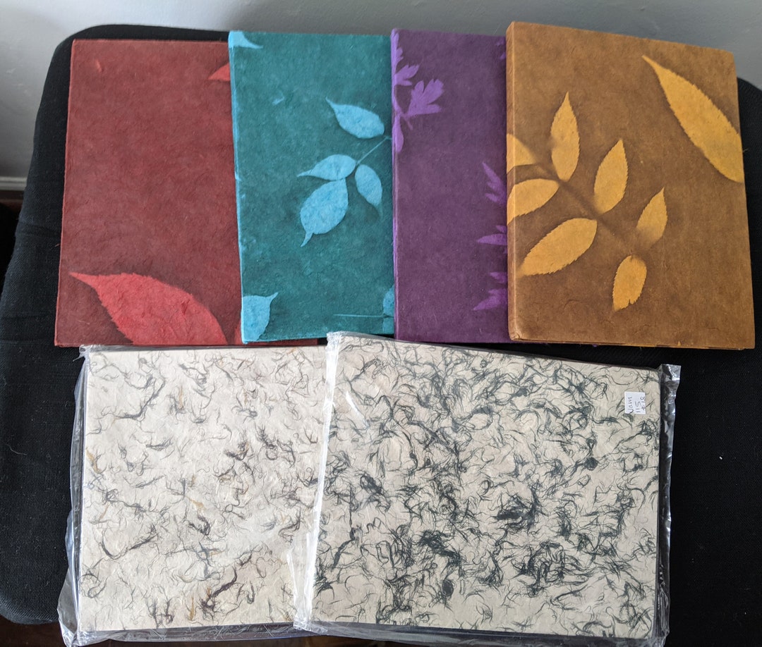 Hand Made Rice Paper Notebook - Etsy