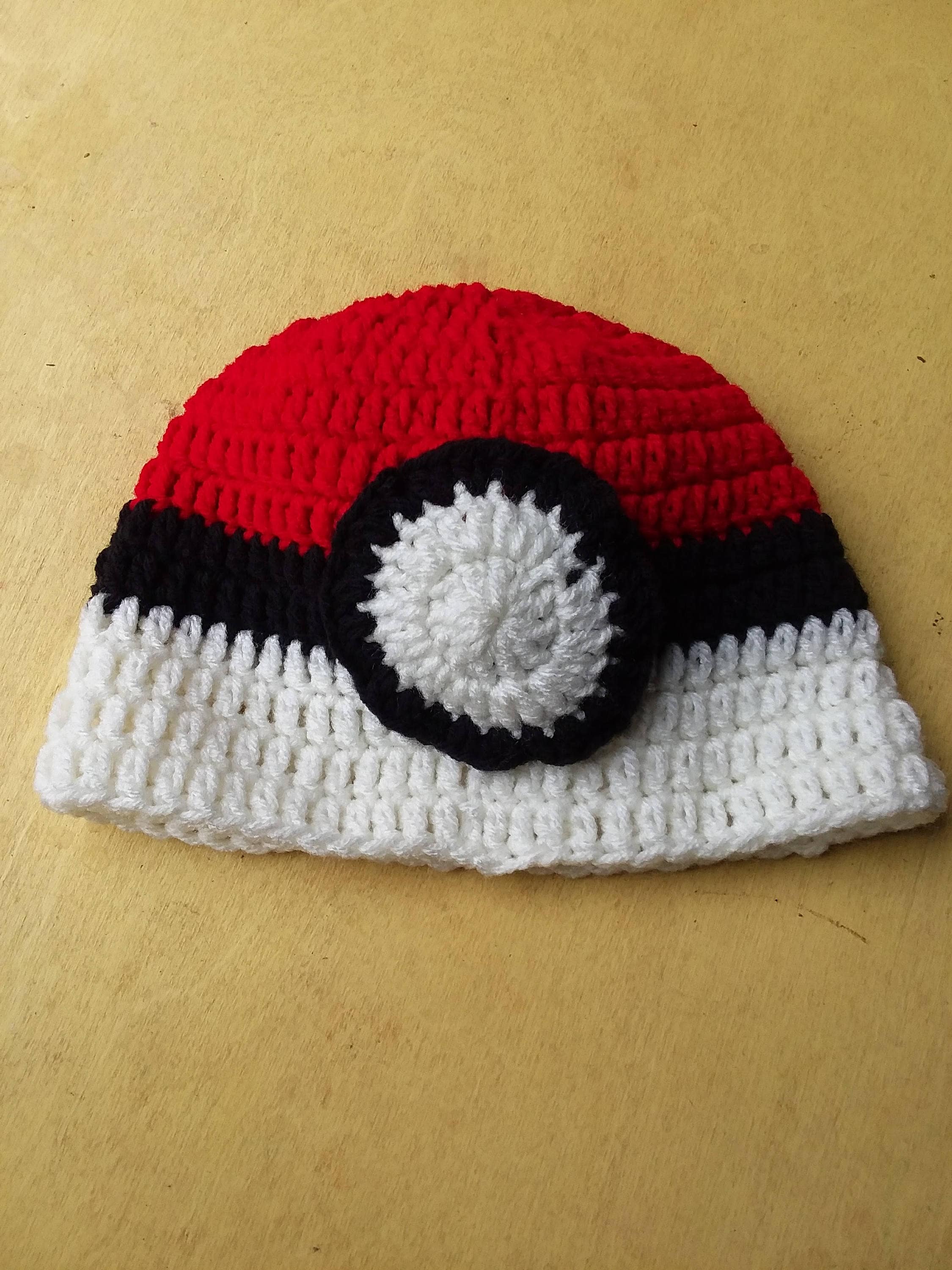 Pokeball Hat pokemon Hat - Etsy