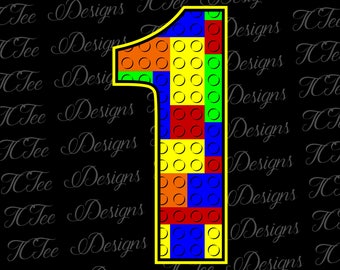 Lego 9 Lego Numbers SVG Design Download Vector Cut File