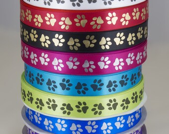 Paw Print Ribbons | Etsy