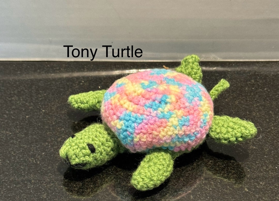 Turtle Toy-crocheted Turtle-stuffed Turtle-baby Toy Turtle-green Turtle ...