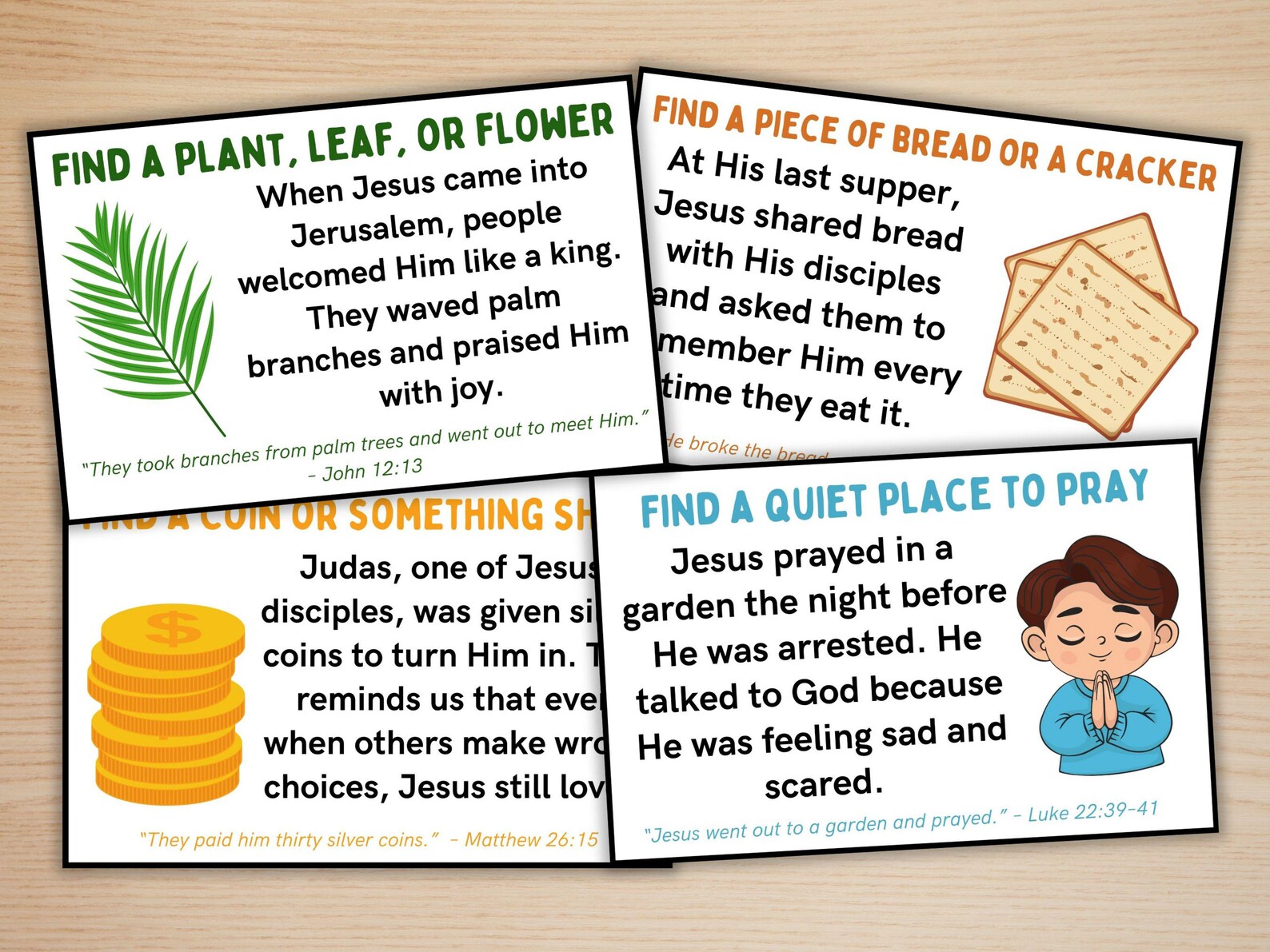 Easter Scavenger Hunt | Holy Week Children Activity | Sunday Schools ...