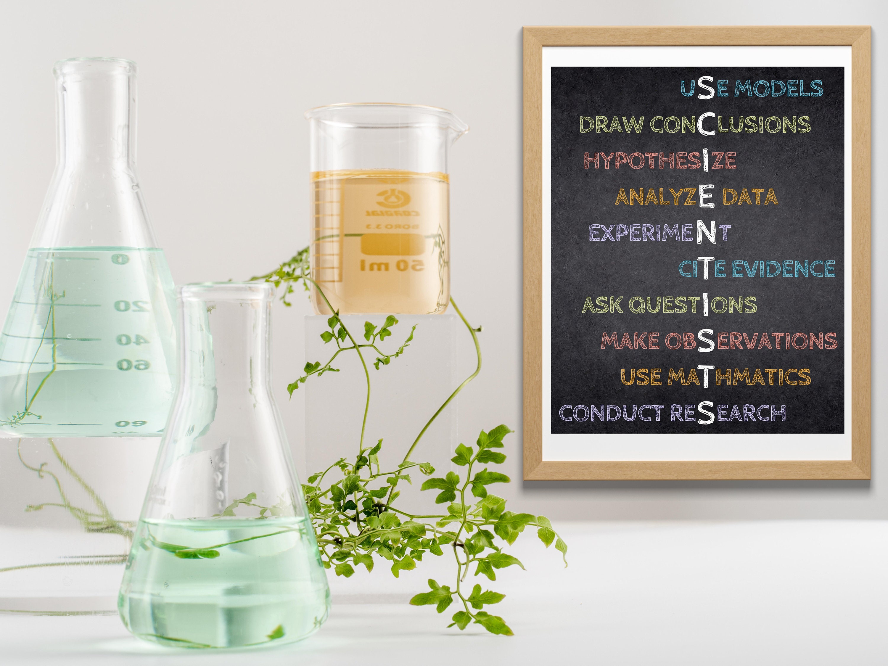 SCIENTISTS Acrostic Educational Poster, Classroom Poster Digital ...