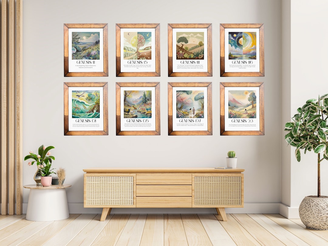 Genesis - Creation Series || Faith Prints || Digital Download - Etsy