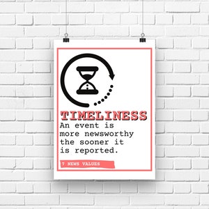 7 News Values || Educational Poster, Classroom Poster || Digital ...