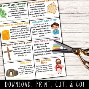 Easter Scavenger Hunt | Holy Week Children Activity | Sunday Schools ...