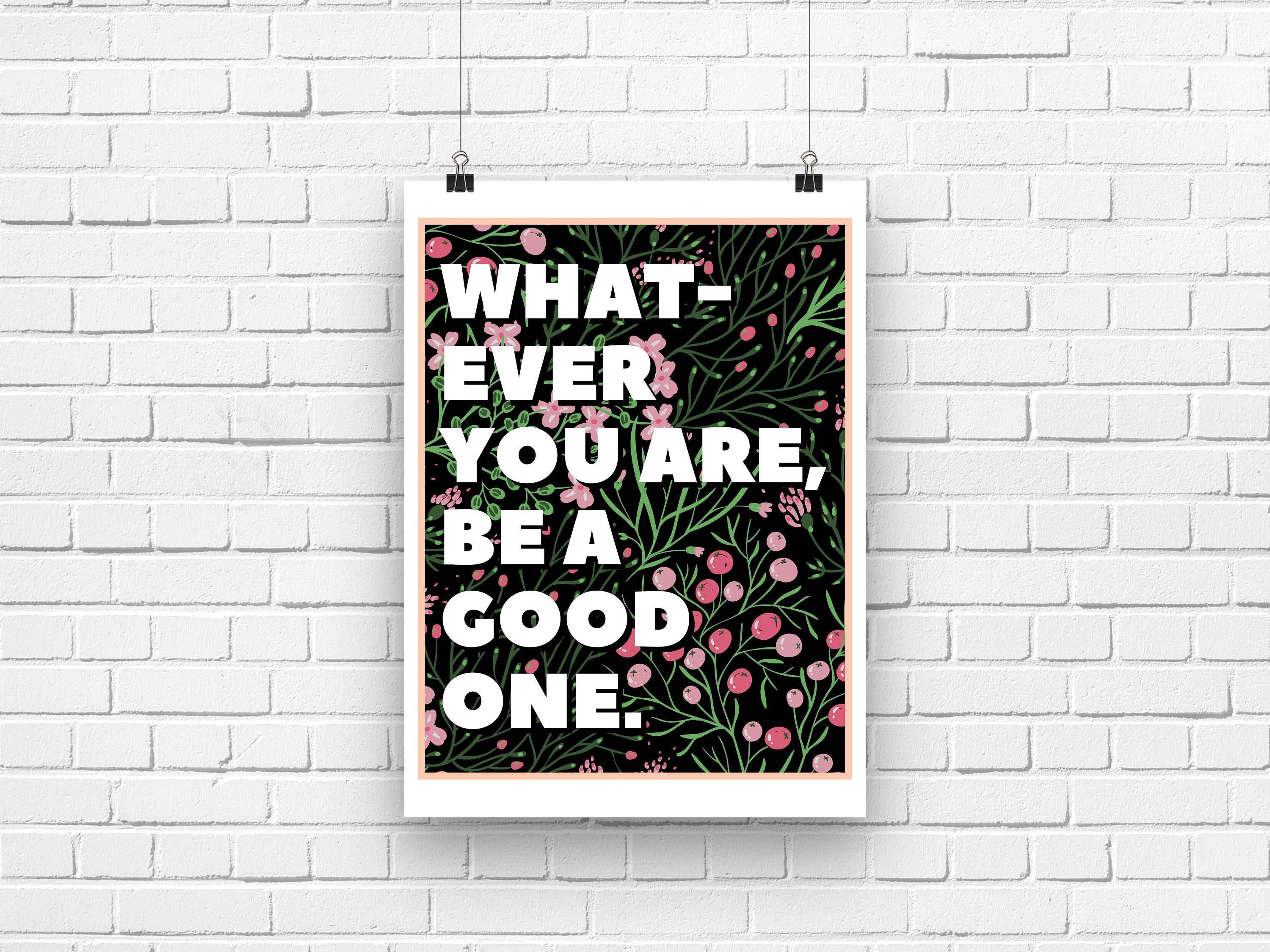 Floral Motivational Quotes (set of 3) || Classroom Decor || Digital ...