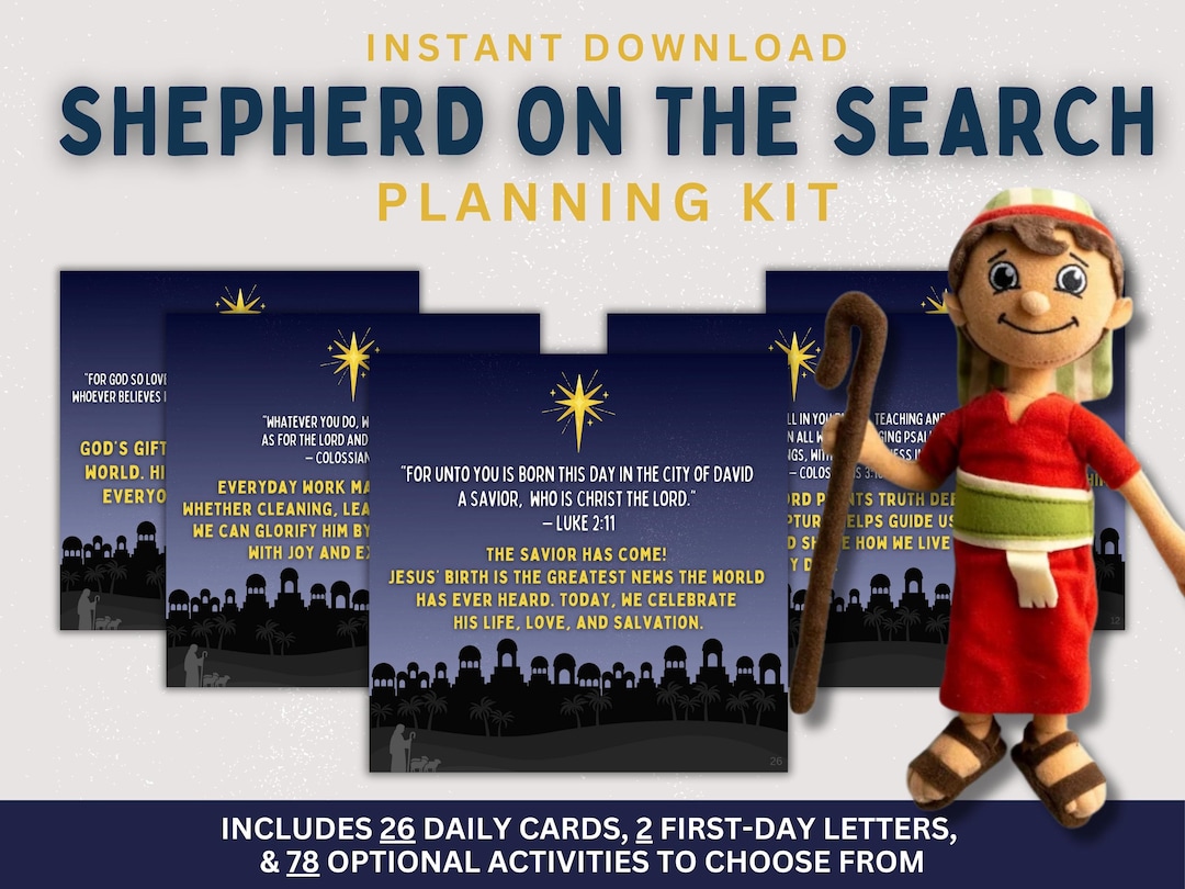 Shepherd on the Search | Christ-centered Christmas Tradition | Pre ...