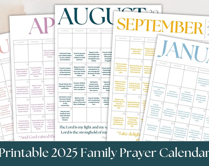 Faith Practices Calendar Lent 2025 - Etsy