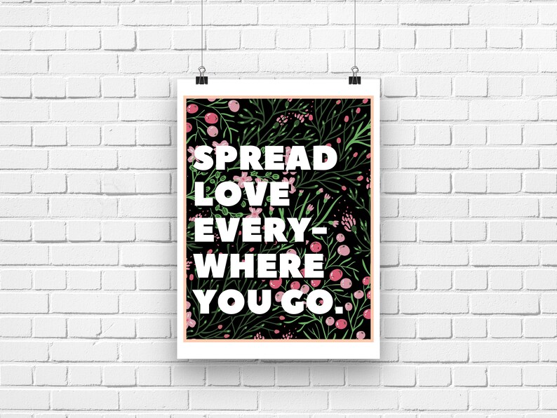 Floral Motivational Quotes (set of 3) || Classroom Decor || Digital ...