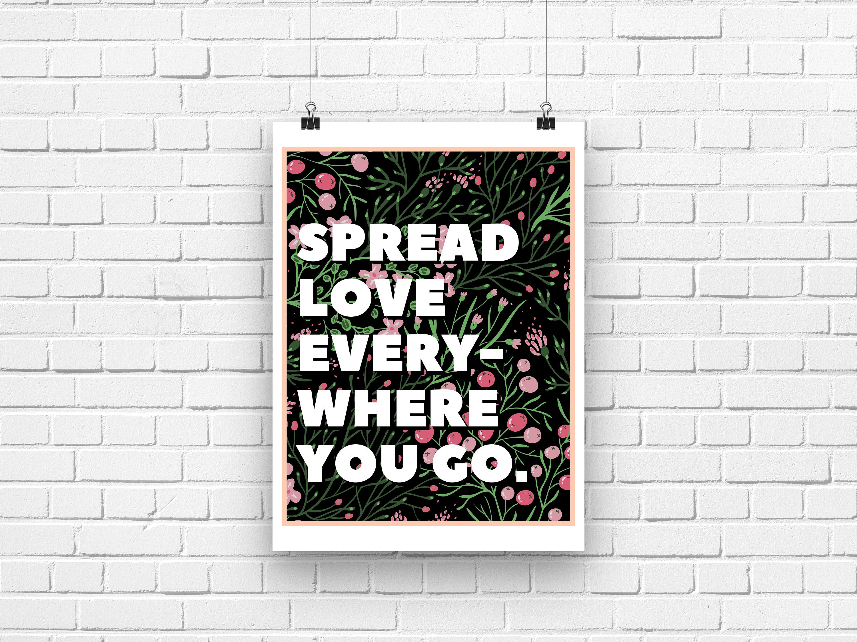 Floral Motivational Quotes (set of 3) || Classroom Decor || Digital ...