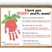 Mother's Day Handprint Strawberry Printable | I Love You Berry Much ...