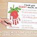 Mother's Day Handprint Strawberry Printable | I Love You Berry Much ...