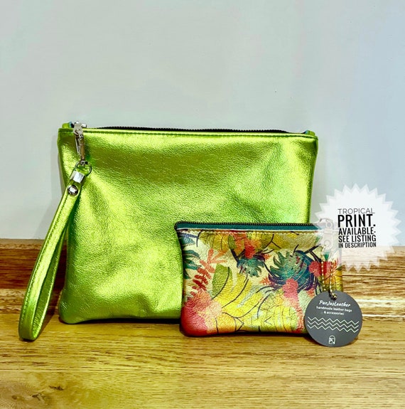 Lime Green Leather Handbags