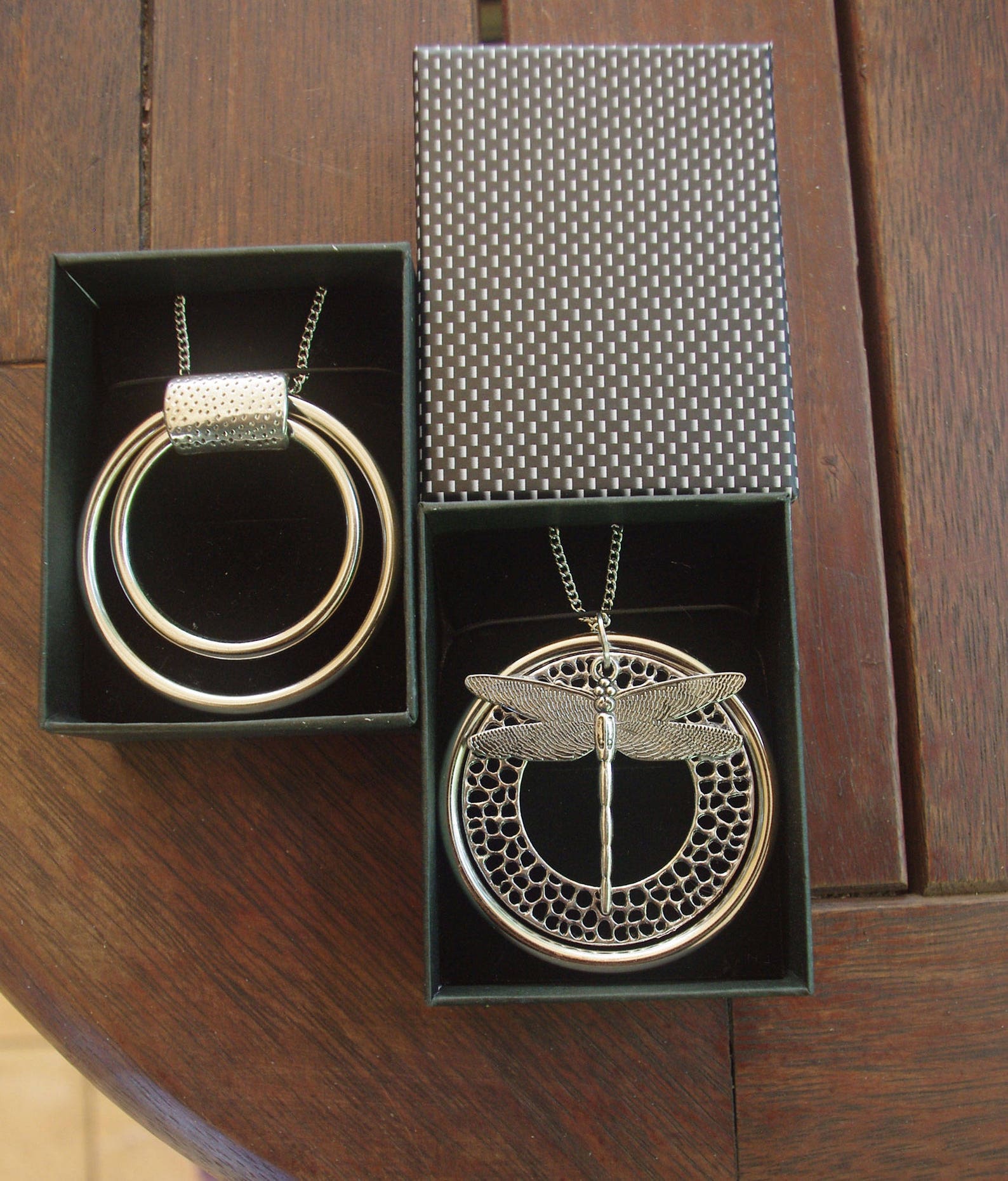 Pitted Silver Sweater Necklace Pendant Necklace Long Sweater - Etsy