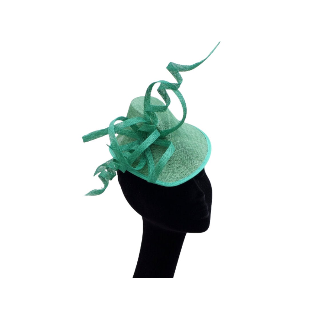Cox - Two One Light Emerald Green Cocktail Fascinator - Etsy