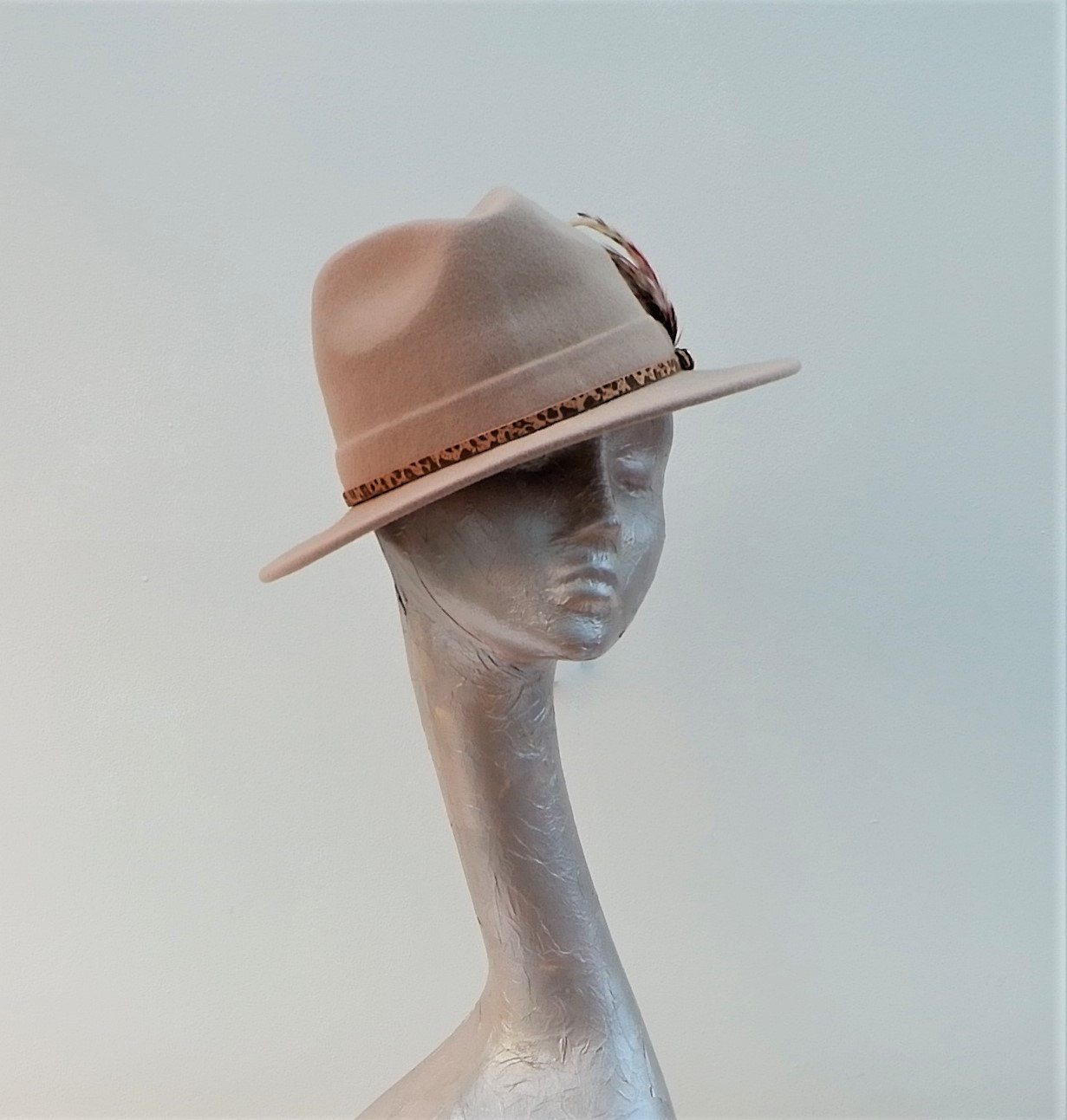 Camel Felt Fedora Hat by Hats2go