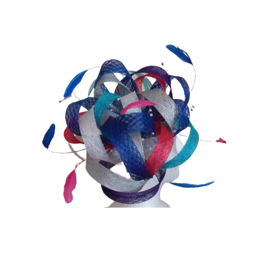 Matilda - Cool Colours Loopy Fascinator - Etsy