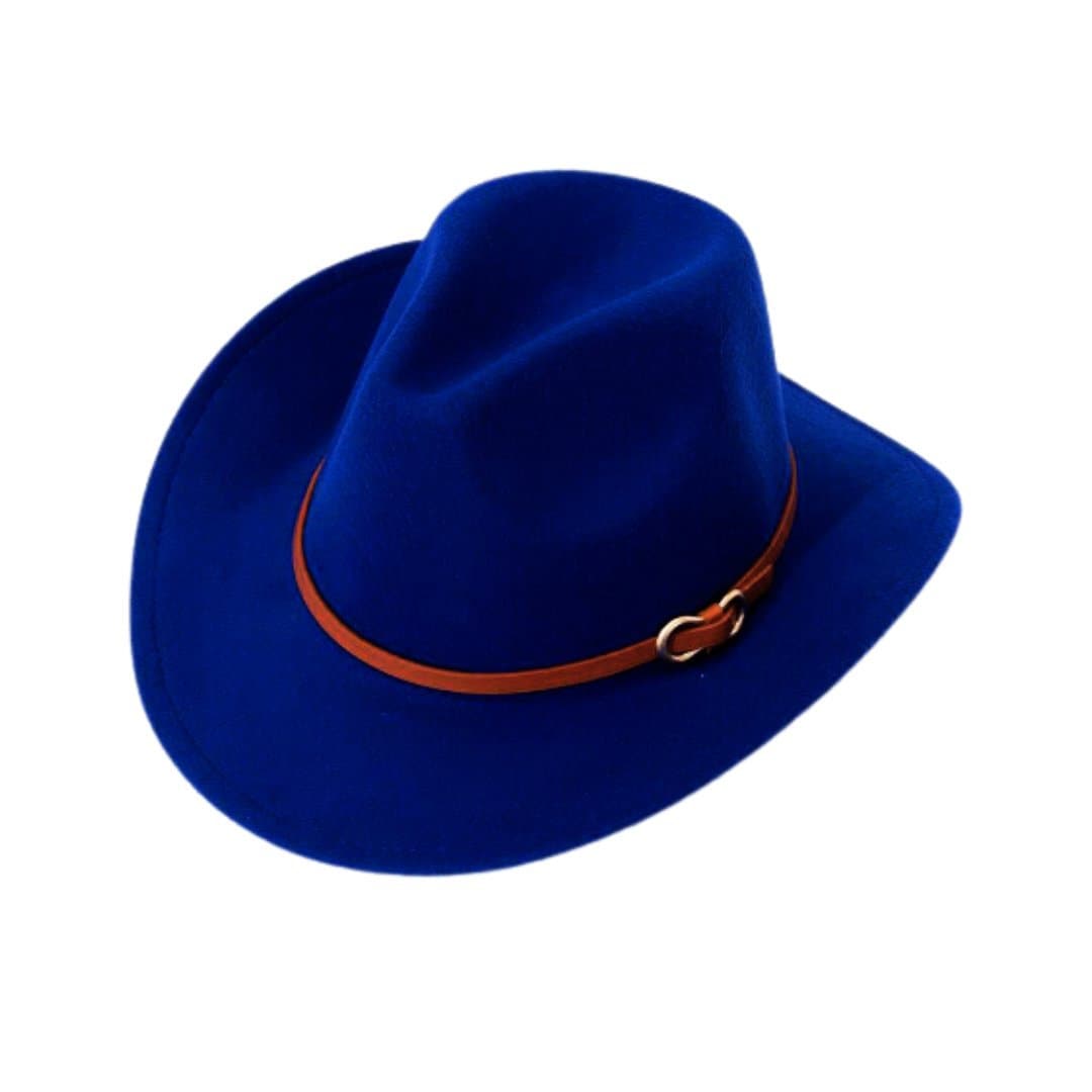 Rex Gentleman's Fedora/cowboy Hat Sapphire Blue - Etsy