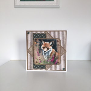 Furry Fox Card Image by Pollyanna Pickering - Etsy