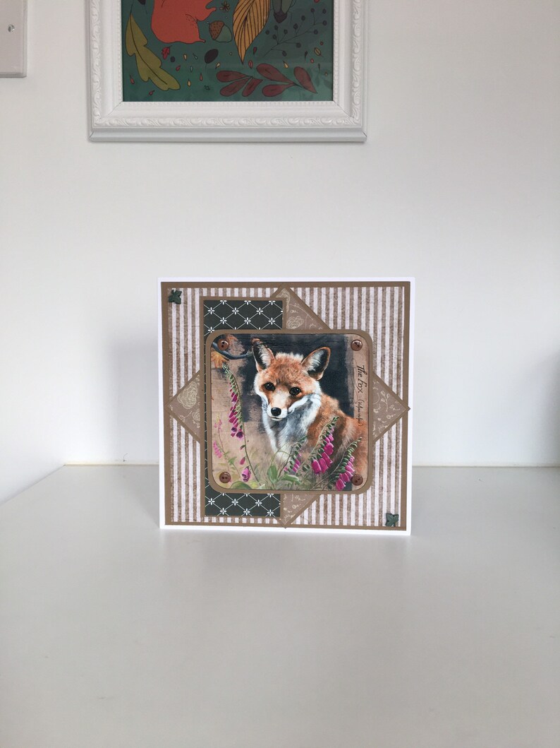 Furry Fox Card Image by Pollyanna Pickering - Etsy