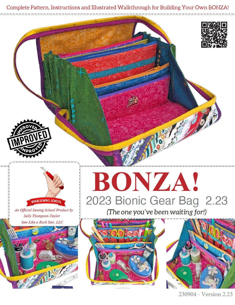TULA Pink's Fave: 2023 BONZA! Bionic Gear Bag V2.23 - Etsy