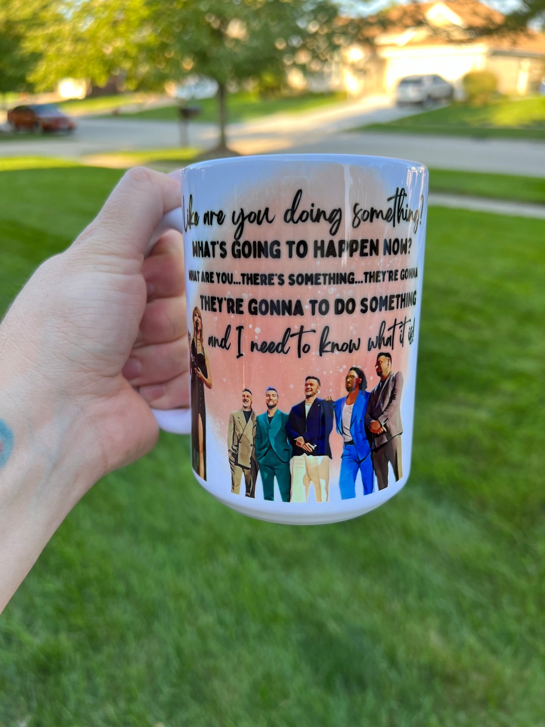 Taylor Swift Nsync Reunion Mug - 90s Boy Band Ceramic Mug - Etsy