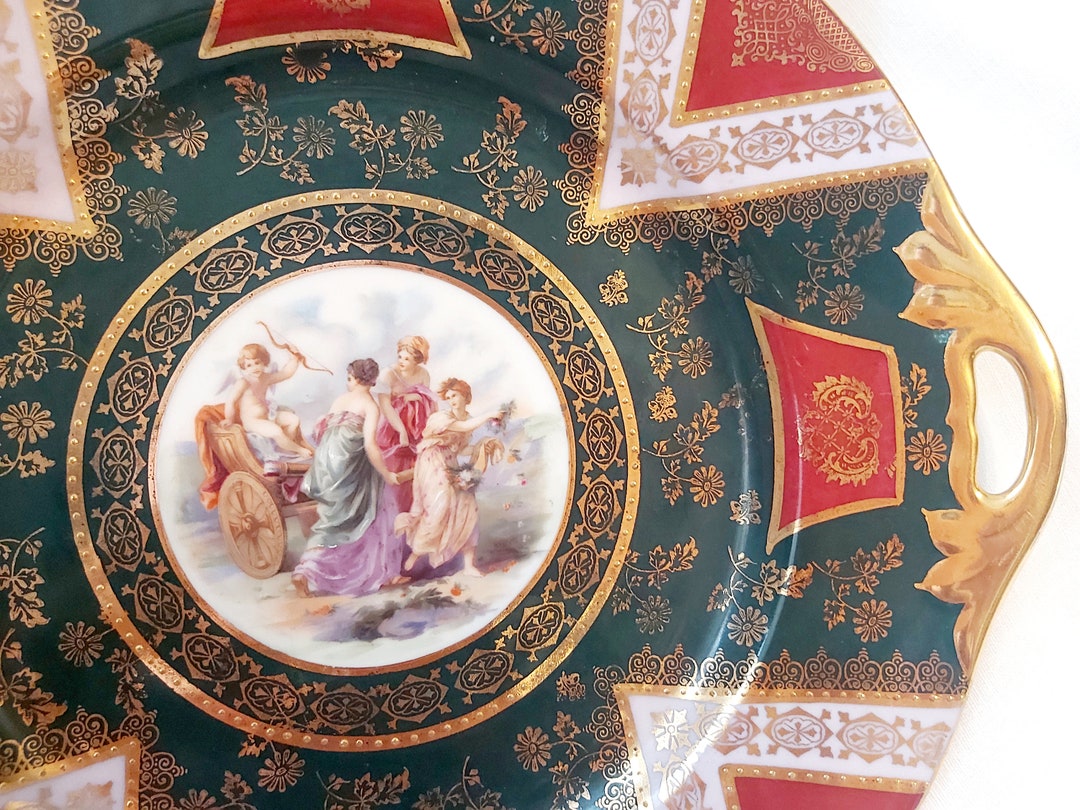 Royal Vienna Plate Austria Antique Gift Antique Collectible Greek ...