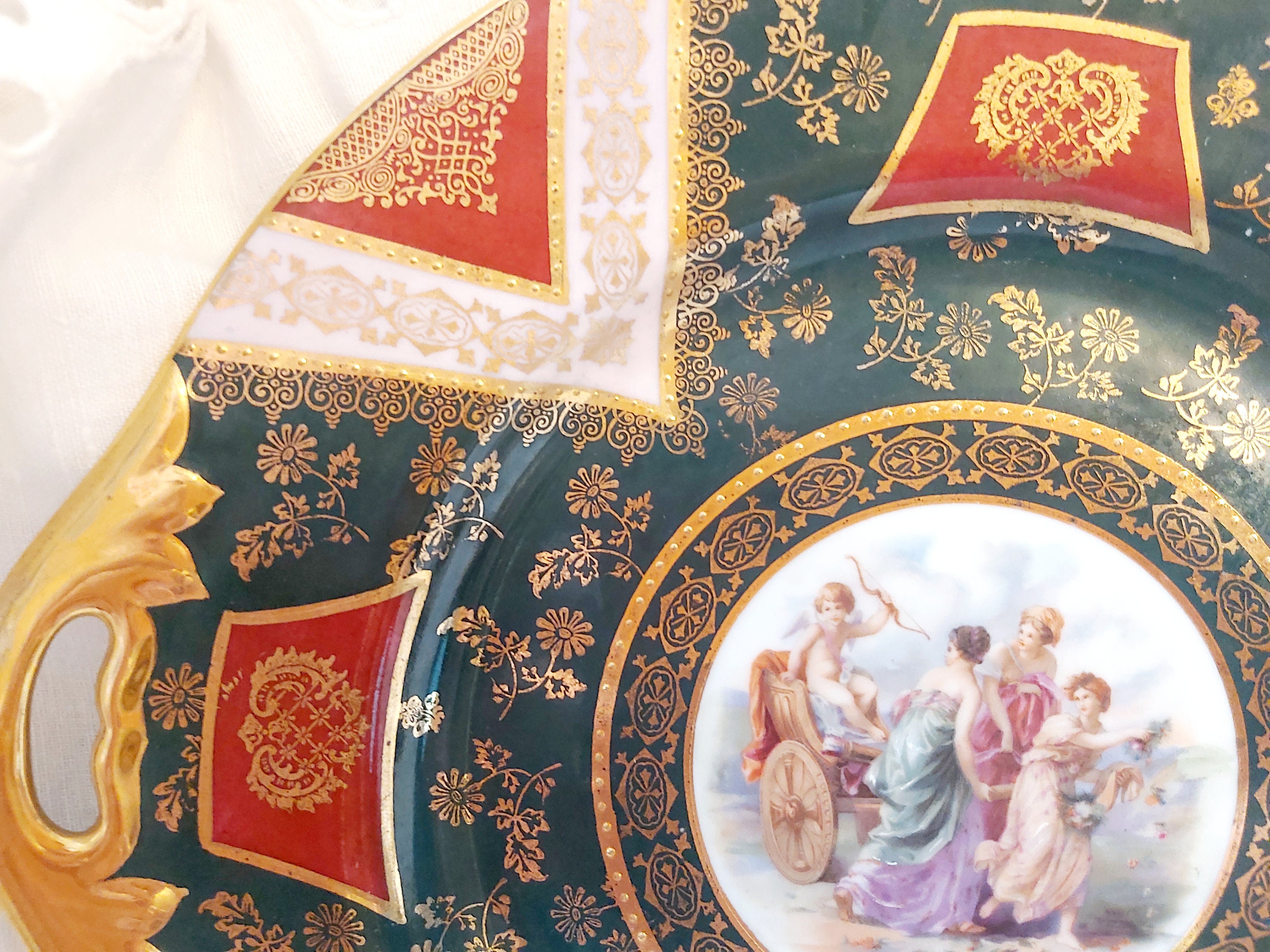 Royal Vienna Plate Austria Antique Gift Antique Collectible Greek ...