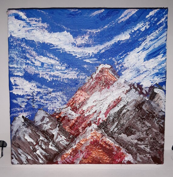 Original Impressionist Mahjong-inspired Painting bai | Etsy