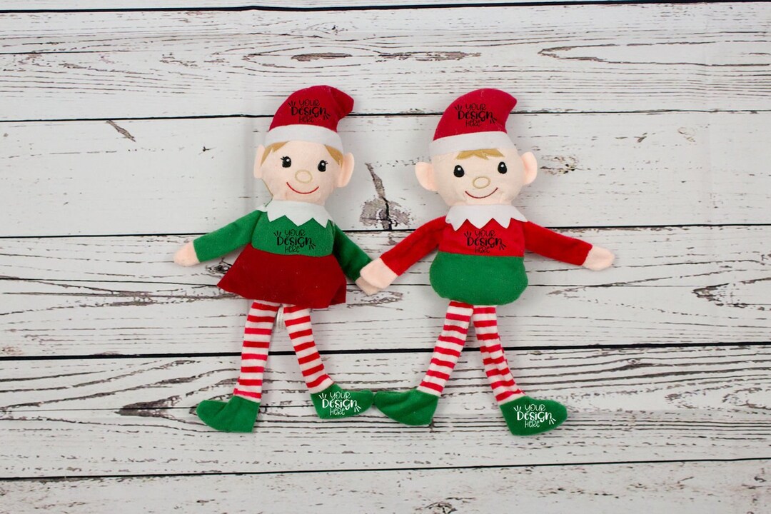 Dollar Store Elves Mockup, PNG Flat Lay, Elf Mockup, Instant Download ...