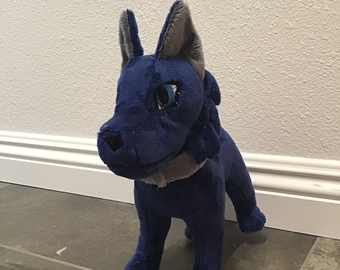 Blue Wolf's Rain Stuffed Animal - Etsy