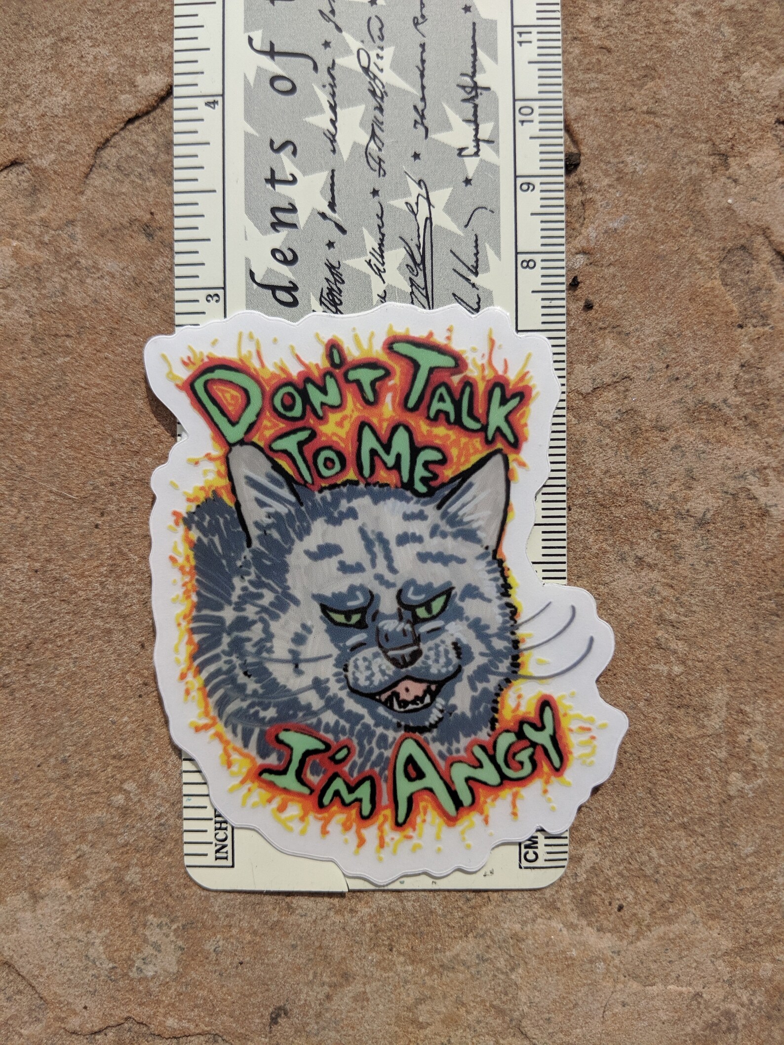 Don't Talk to Me I'm Angy Stickers | Etsy