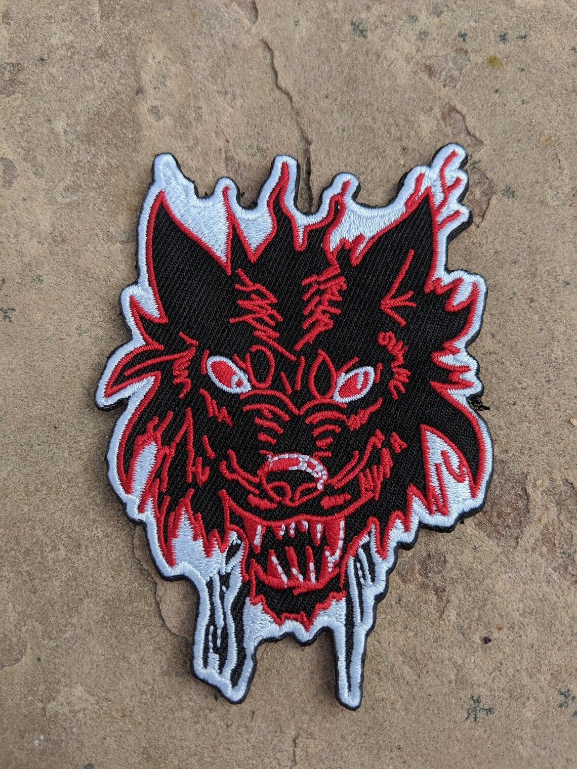 Shadow Wolf Patches | Etsy