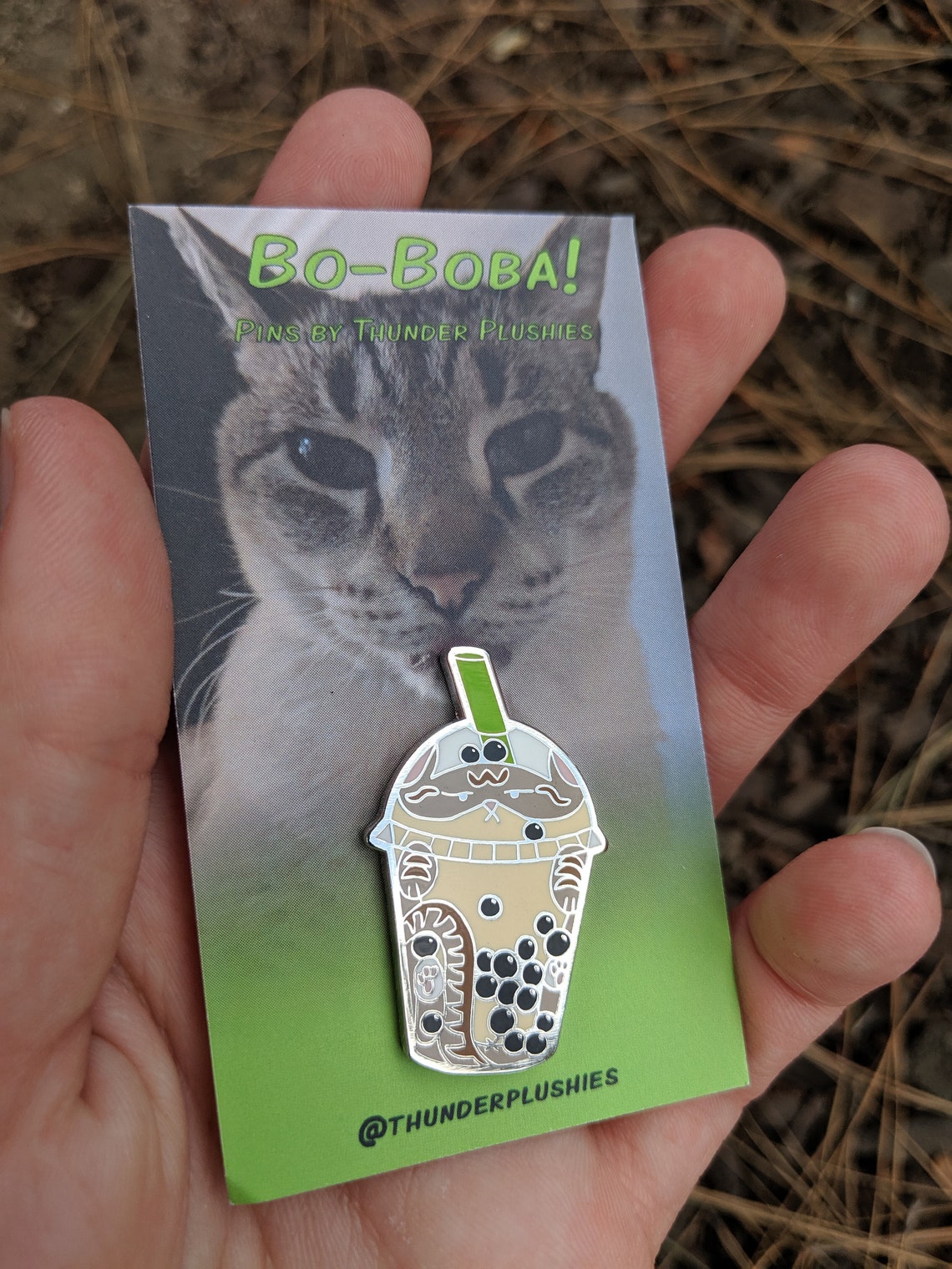 Bo-boba Enamel Pin - Etsy