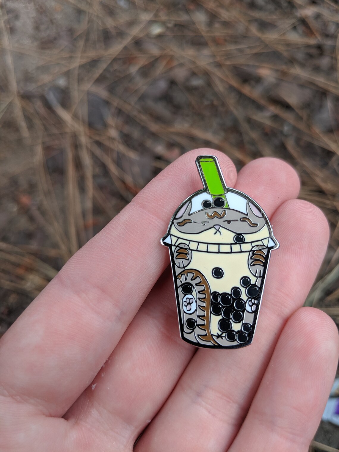 Bo-boba Enamel Pin - Etsy