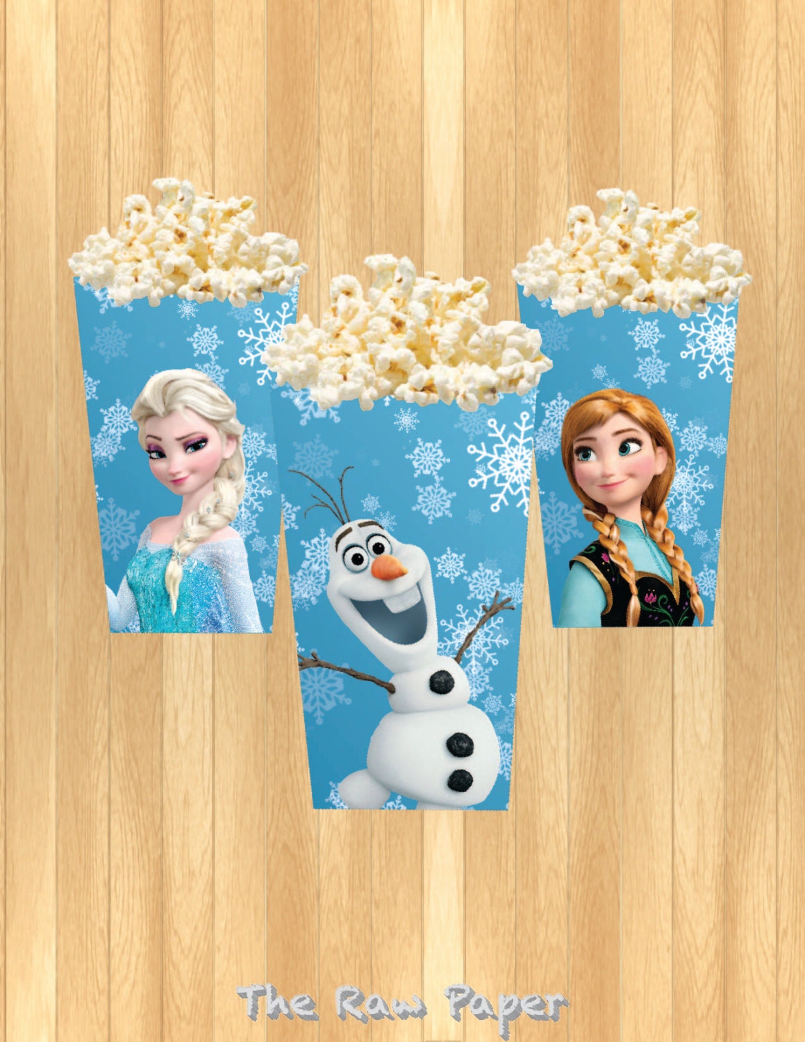 INSTANT DOWNLOAD Disney Frozen Popcorn Box - Etsy