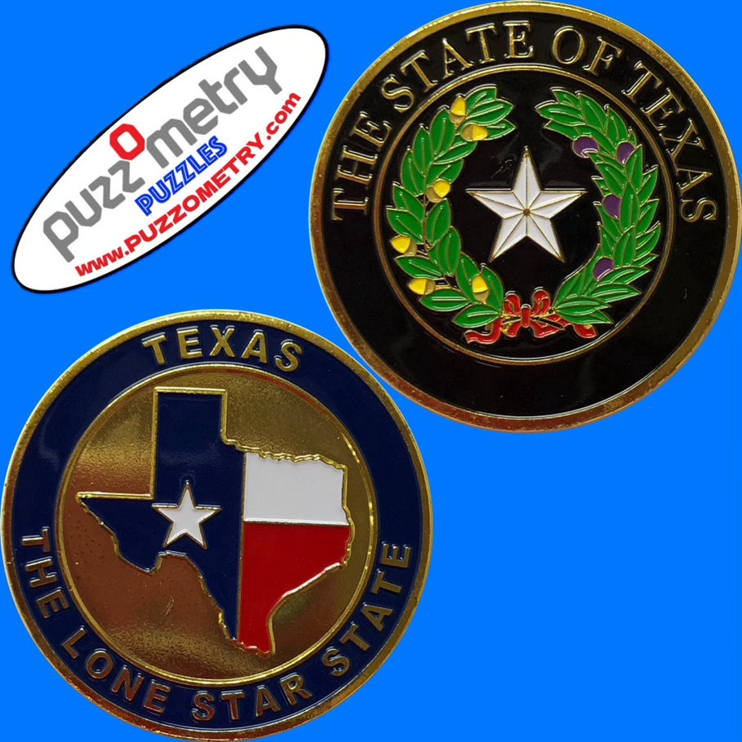 Texas Challenge Coin - Seal of the State of Texas, 1.0 Oz. Celebrate ...