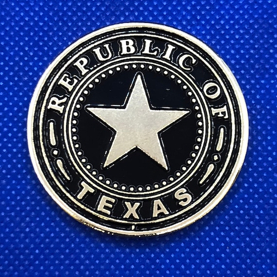 Texas Challenge Coin Seal of the Republic of Texas - Etsy