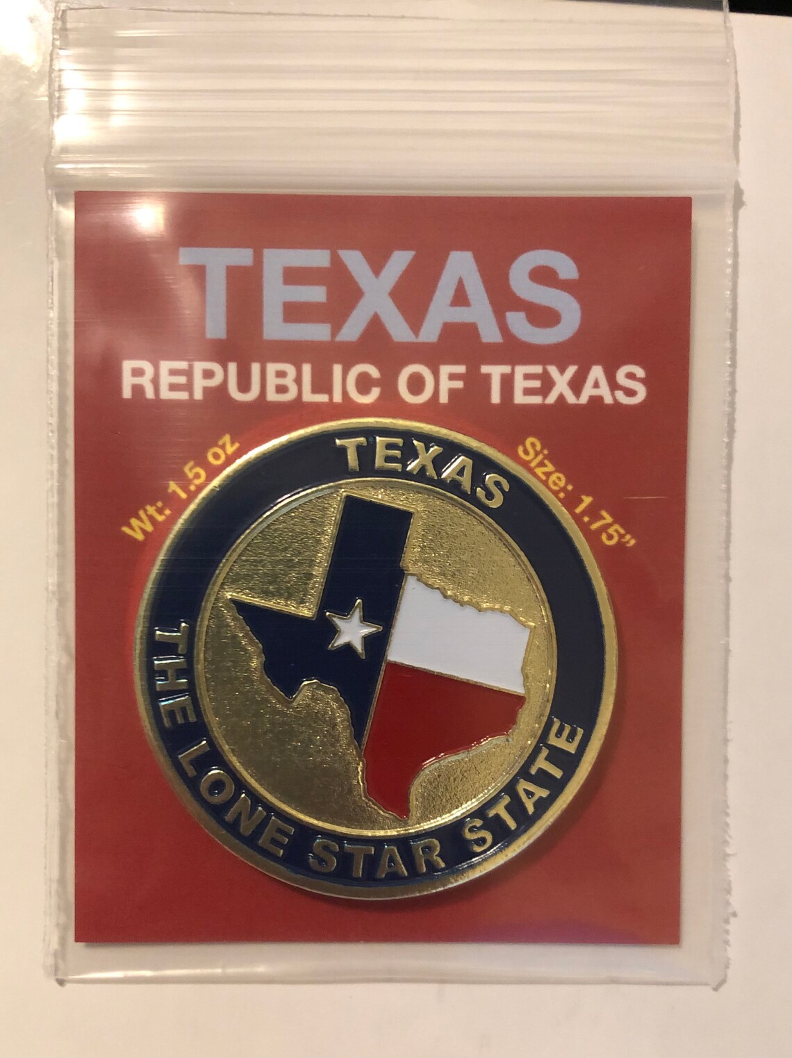 Republic of Texas Challenge Coin – Gold Plated Brass Souvenir - Etsy
