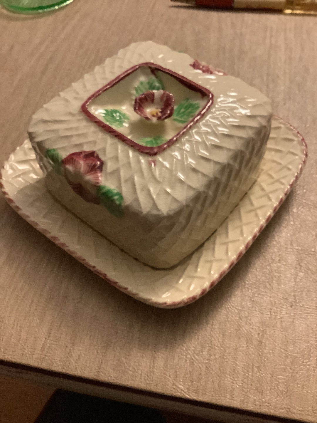 Vintage Covered Butter Dish-made in Japan - Etsy
