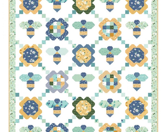 Daisy a Day Quilt Pattern - Beverly Mccullough for Flamingo Toes ...