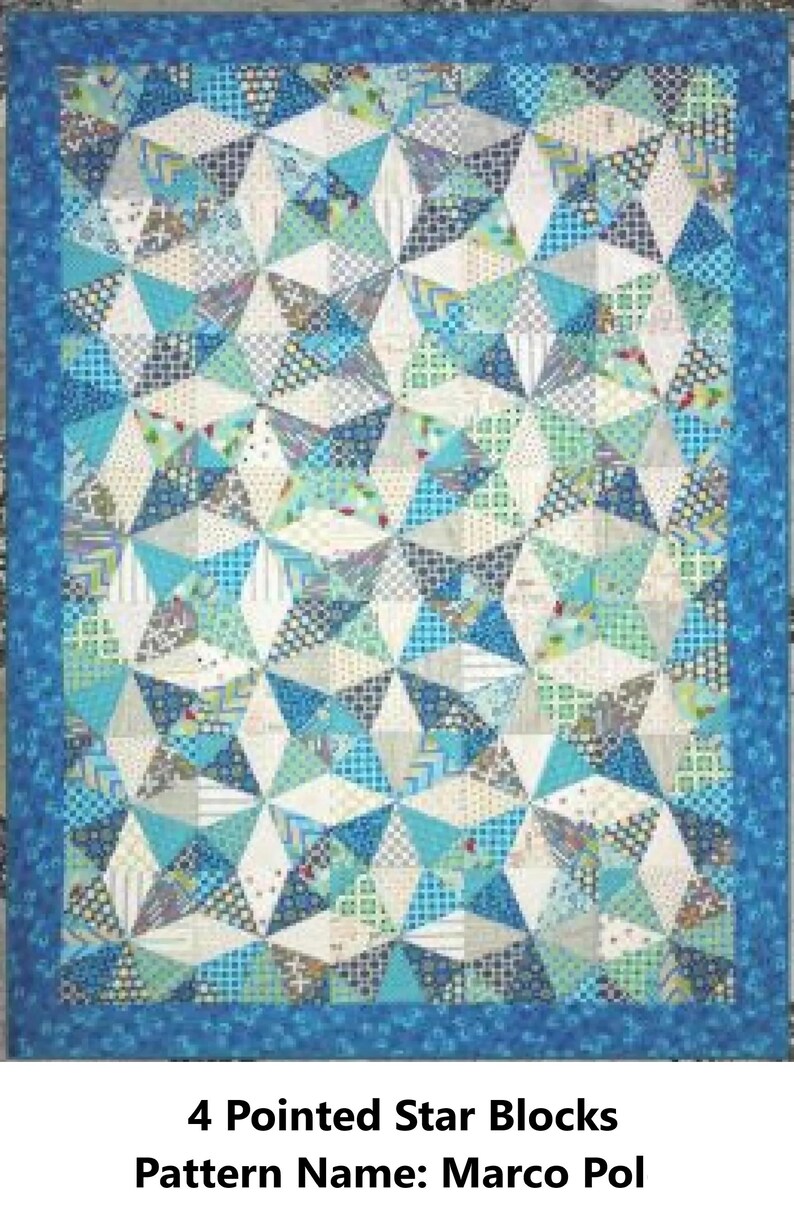 Marco Polo Quilt Pattern Use Spider Web Ruler to Make This Striking ...