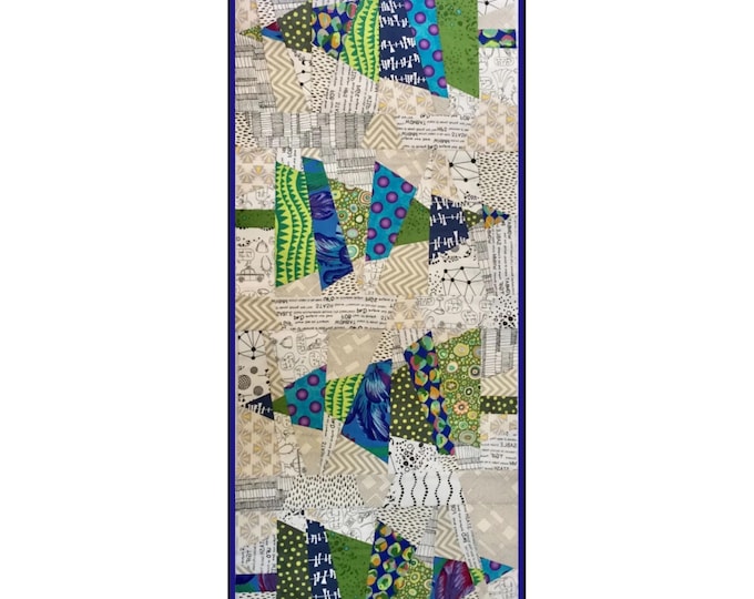Crazy Christmas Trees Table Runner Pattern Tree Pattern Use Spider Web ...