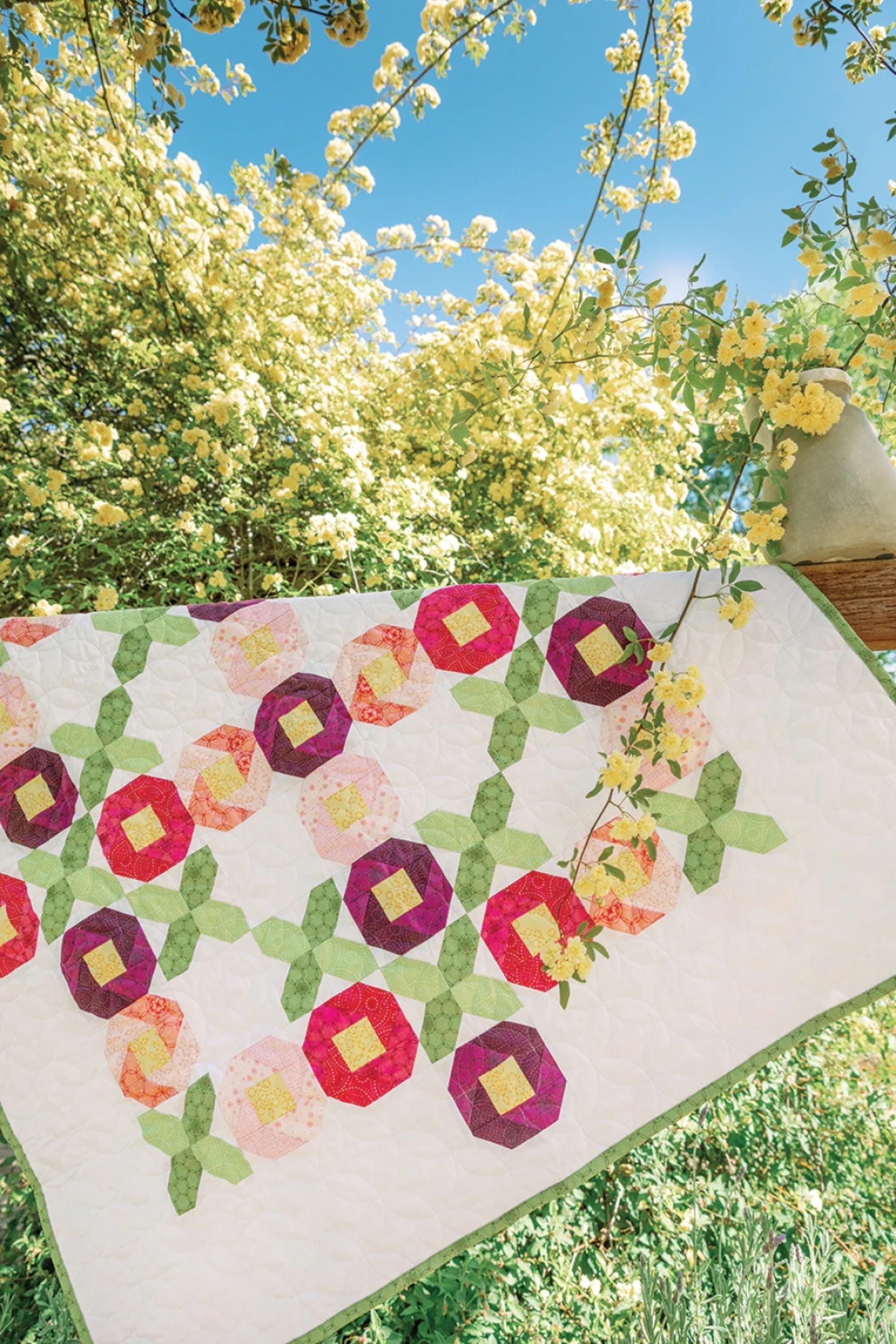 Flower Farm Sampler Quilt Book Quilt Pattern Book 18 Flower Blocks and ...