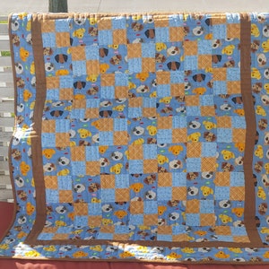 Baby Four Patch Quilt Pattern - PDF or Word Download - Shop Drawn ...