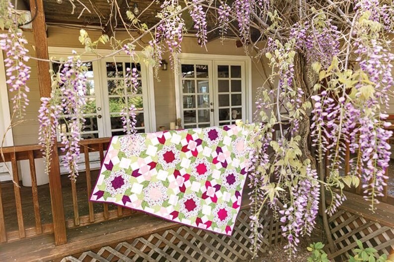 Flower Farm Sampler Quilt Book Quilt Pattern Book 18 Flower Blocks and ...